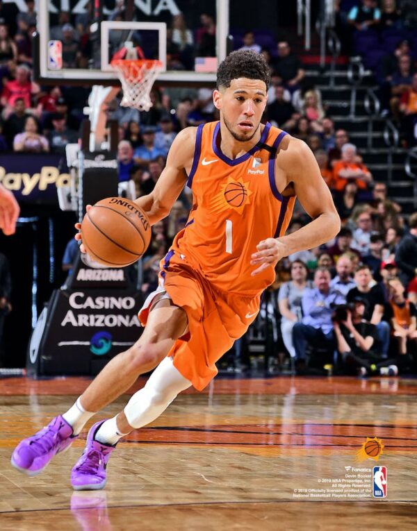 Devin Booker Phoenix Suns Unsigned Dribbling Photograph - Canada Pop ...