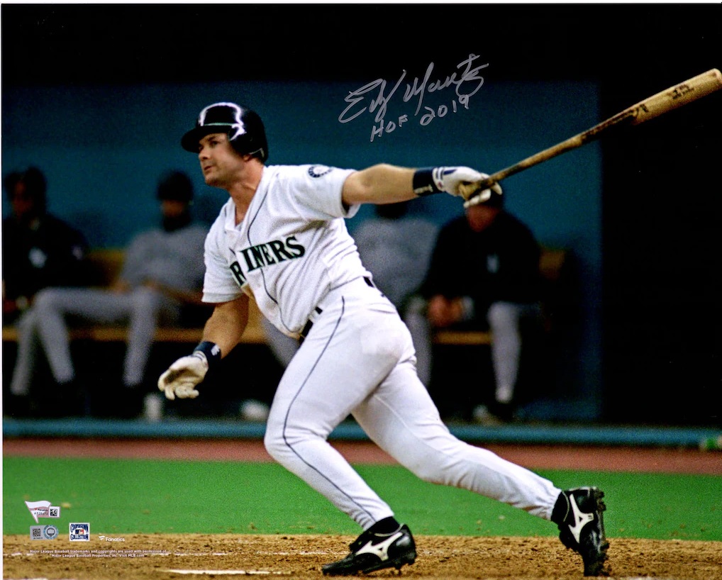 Edgar Martinez Seattle Mariners Autographed 16'' x 20'' "The Double ...