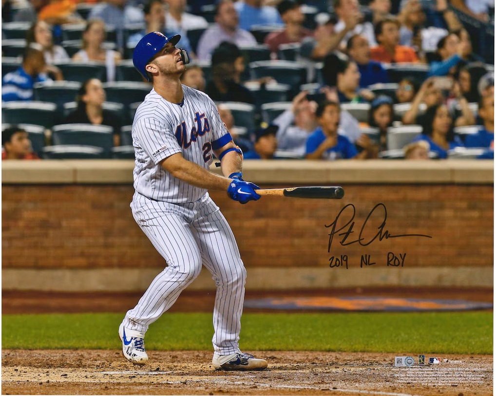 Pete Alonso New York Mets Autographed 16" x 20" Watching Home Run ...