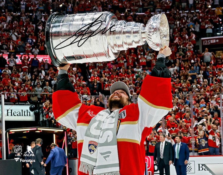 Sergei Bobrovsky Florida Panthers Autographed 2024 Stanley Cup